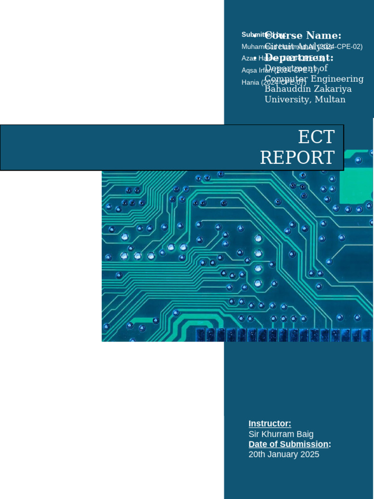 Circuit Analysis Project Report-1 | PDF | Resistor | Electronic Circuits
