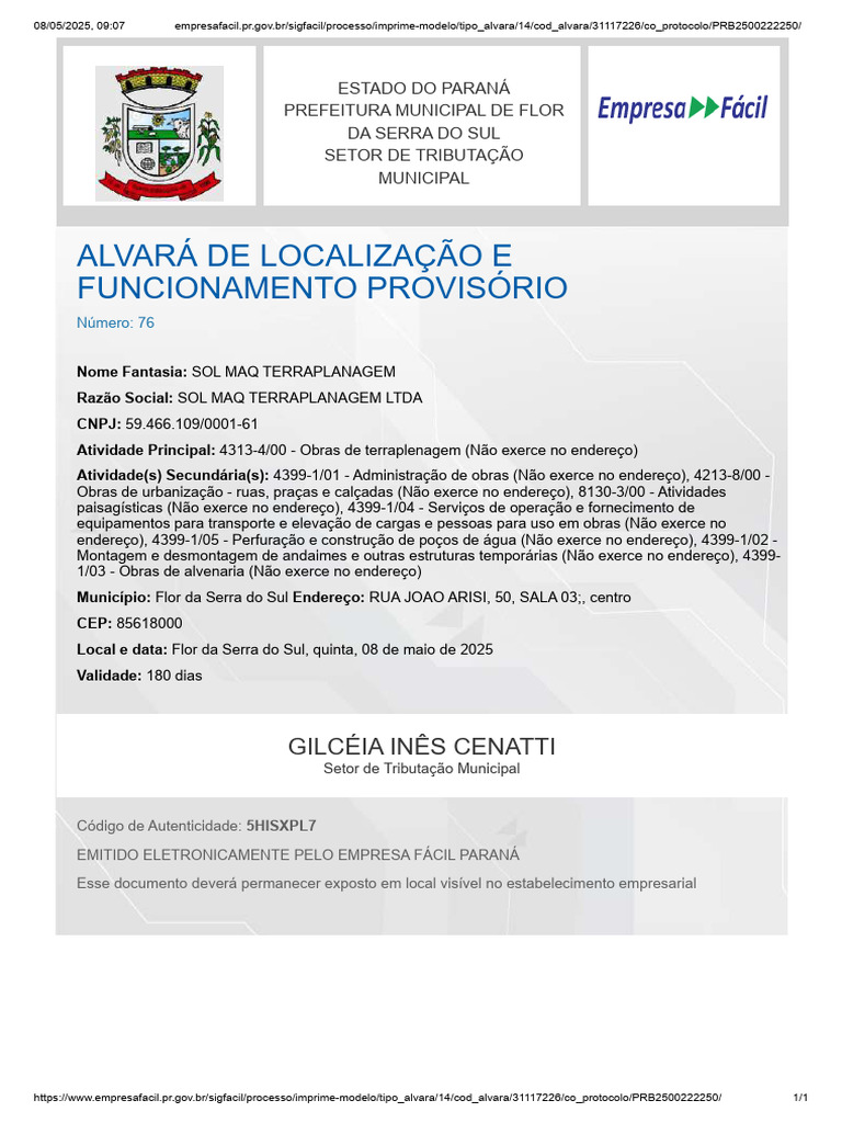 Alvara Provisorio | PDF