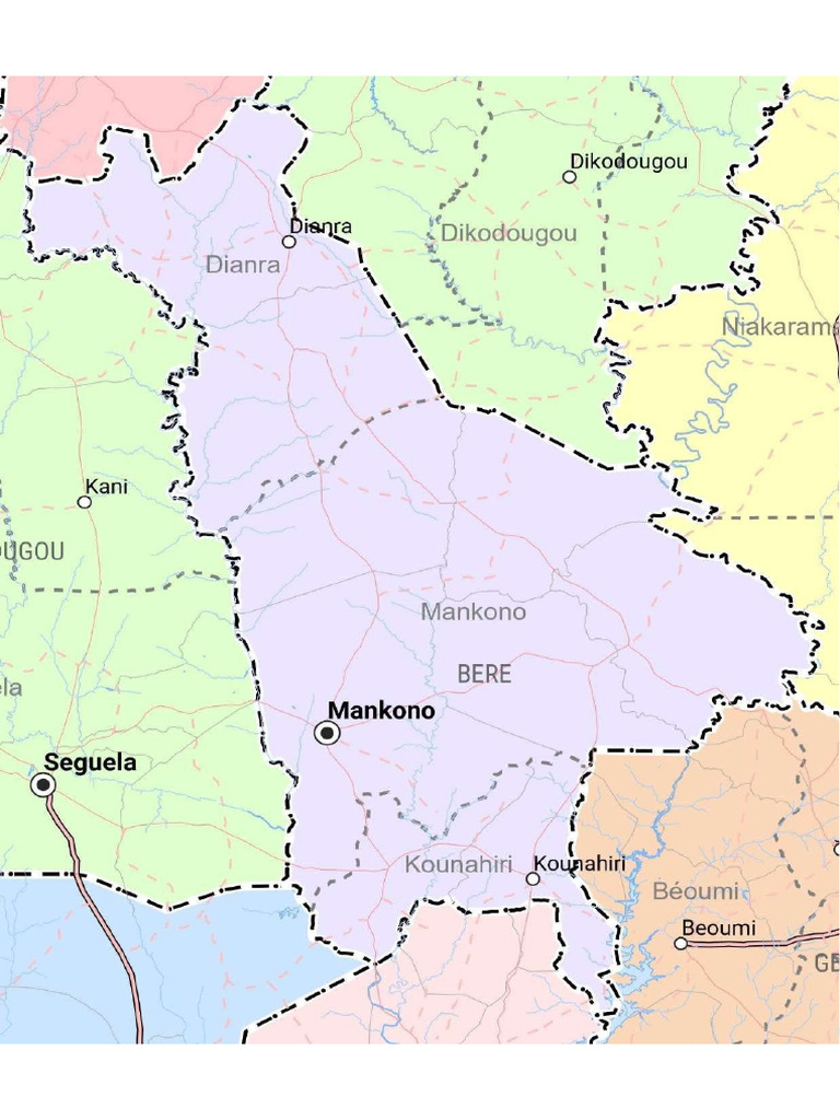 Carte de La Region Du Bere | PDF