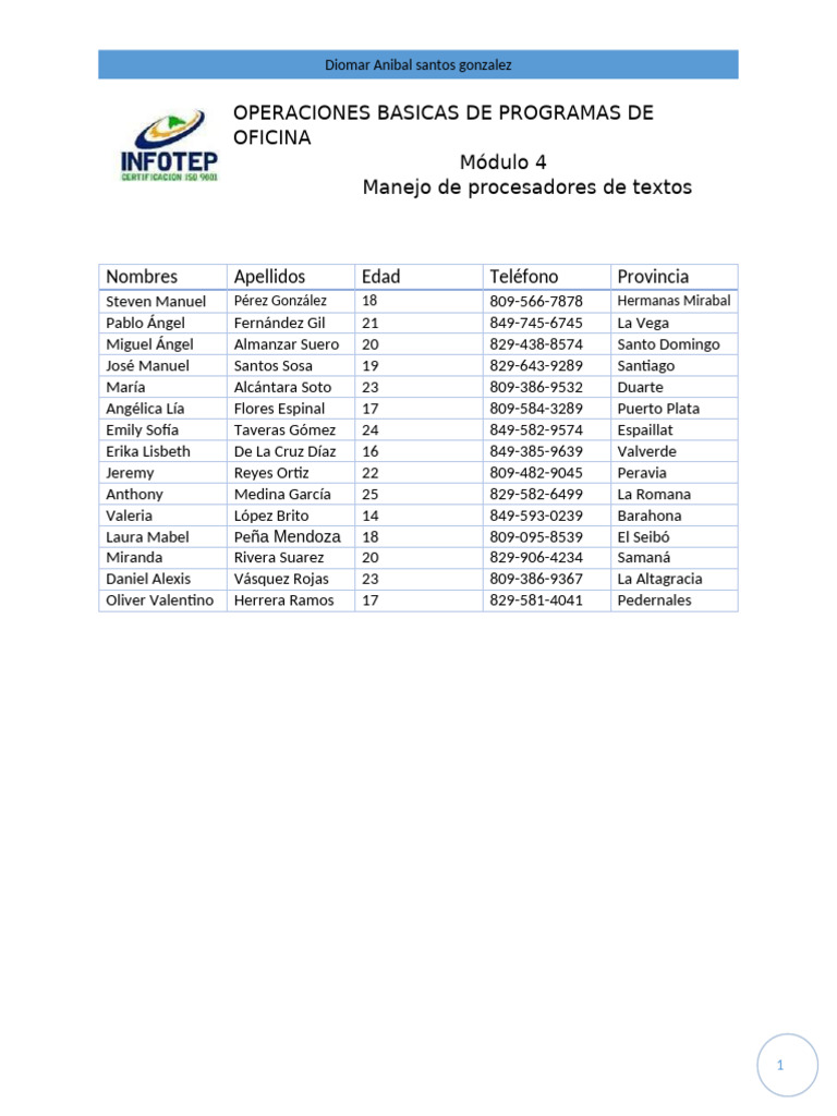 Actividad 2 - Modulo 4 | PDF