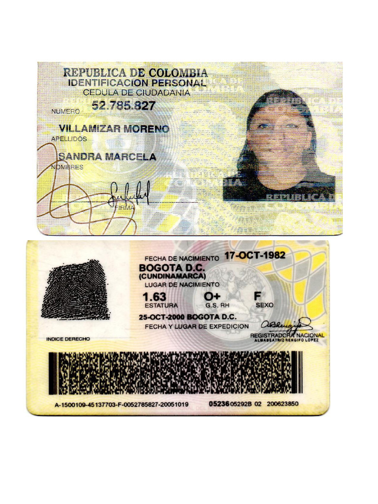 Cedula Representante Legal | PDF