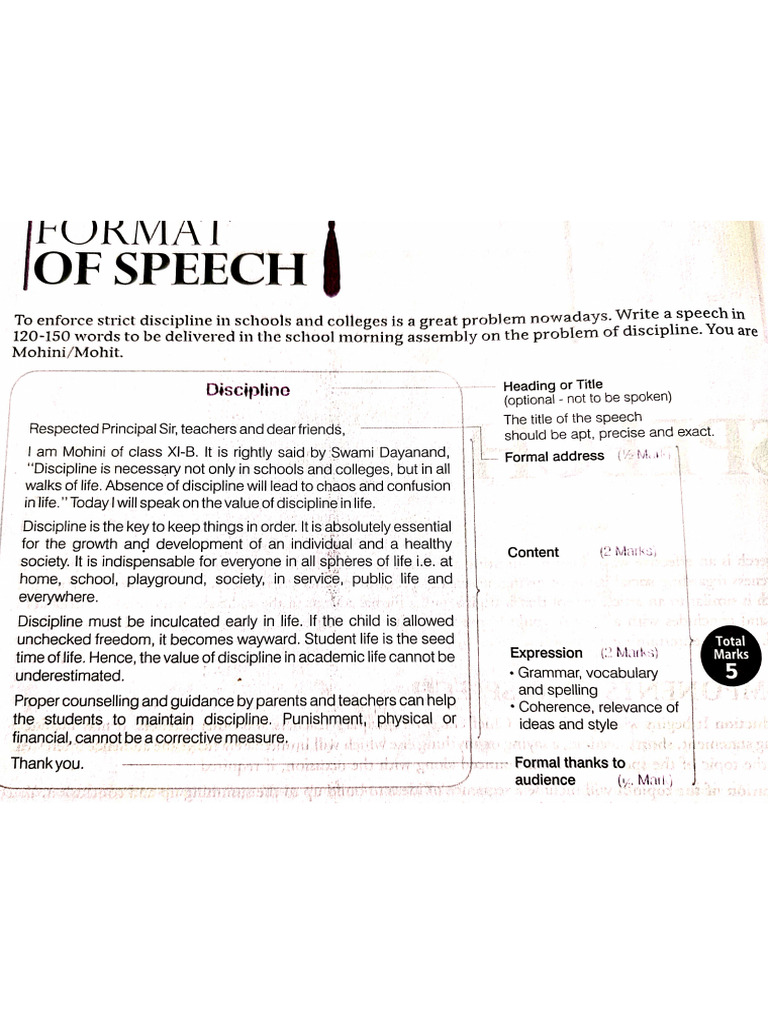 Speech writing | PDF