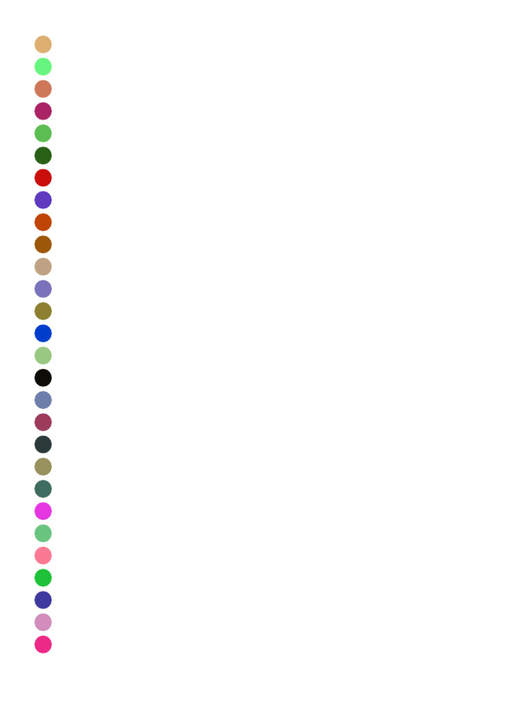 Lista de Colores Variados y Específicos | PDF