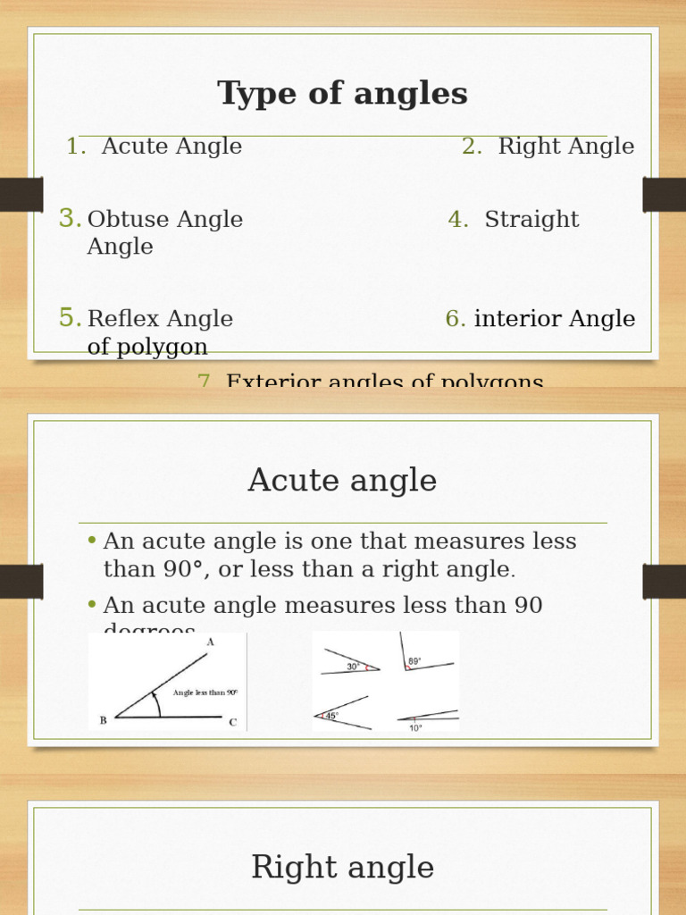 Type of Angles | PDF