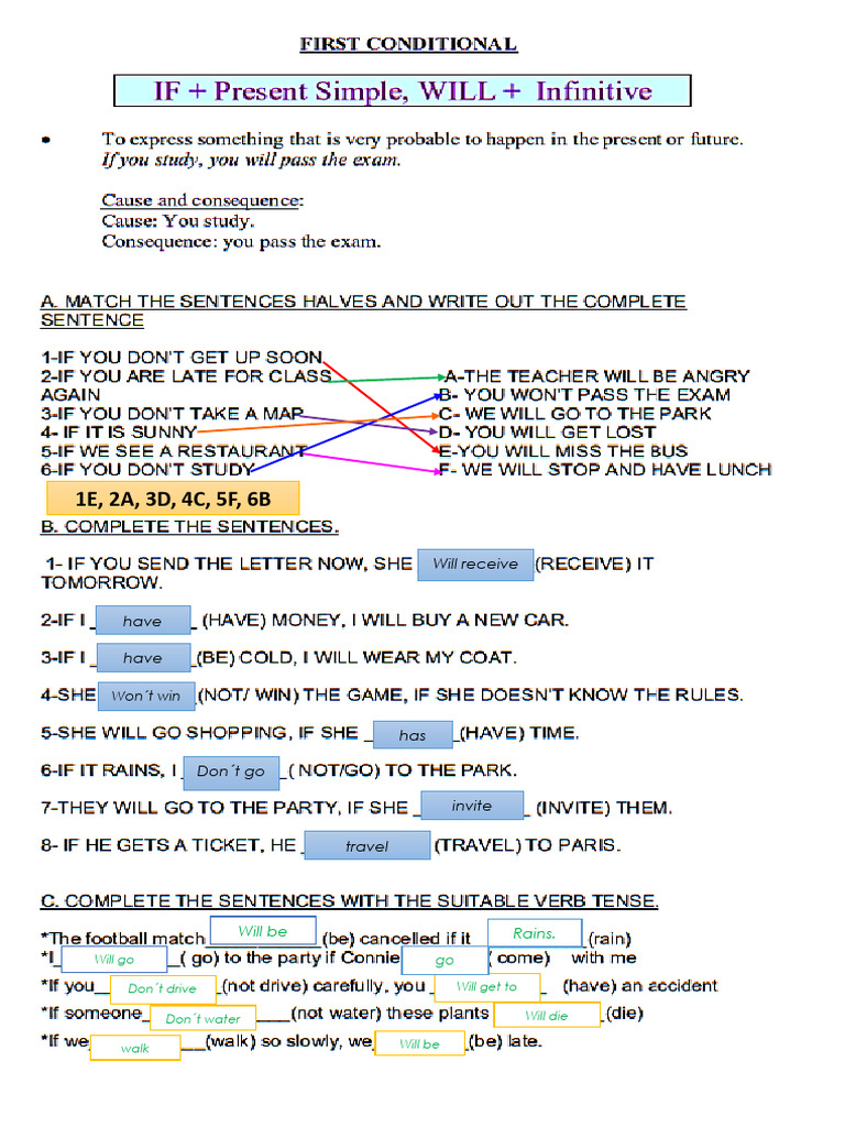 First Conditional | PDF