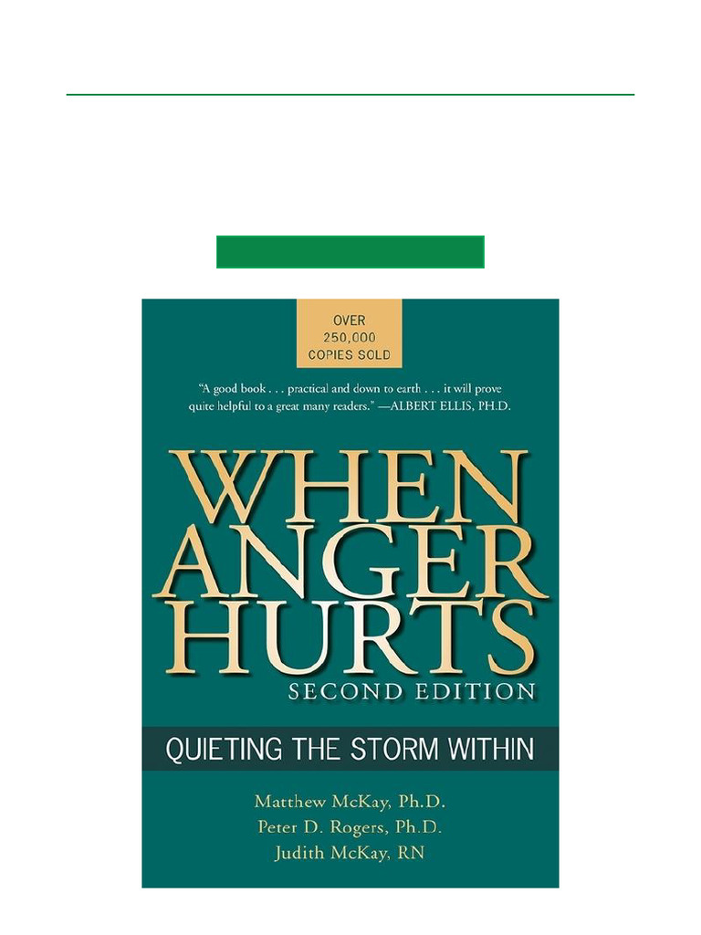 Most Downloaded When Anger Hurts Quieting The Storm Within, 2nd Edition Scribd Download | PDF