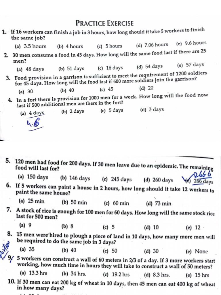 Proportion Practice Exercise | PDF