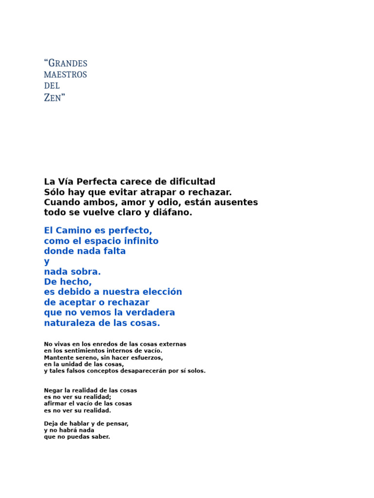 Grandes Maesros Del ZEN | PDF | Śūnyatā | Pensamiento
