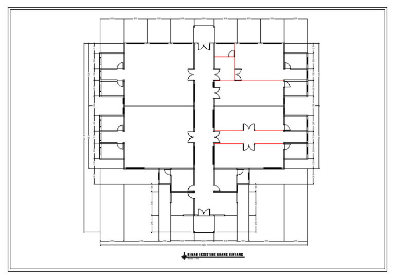 Denah Eksisting Ruang Bintang | PDF