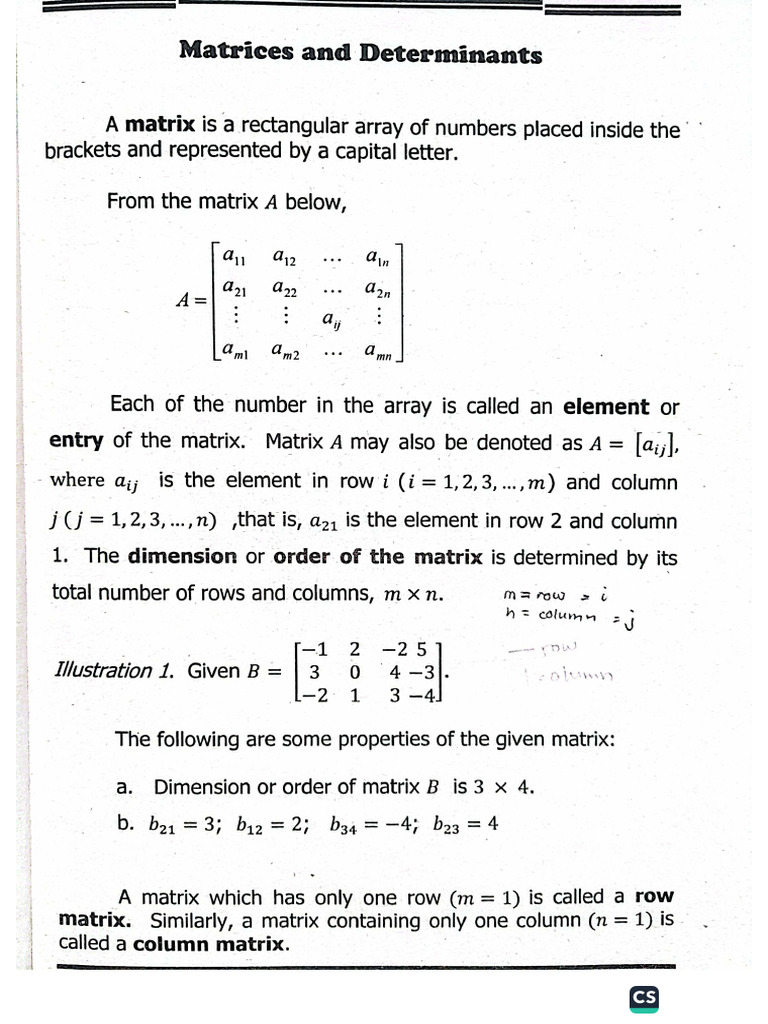 Matrices-and-Determinants | PDF