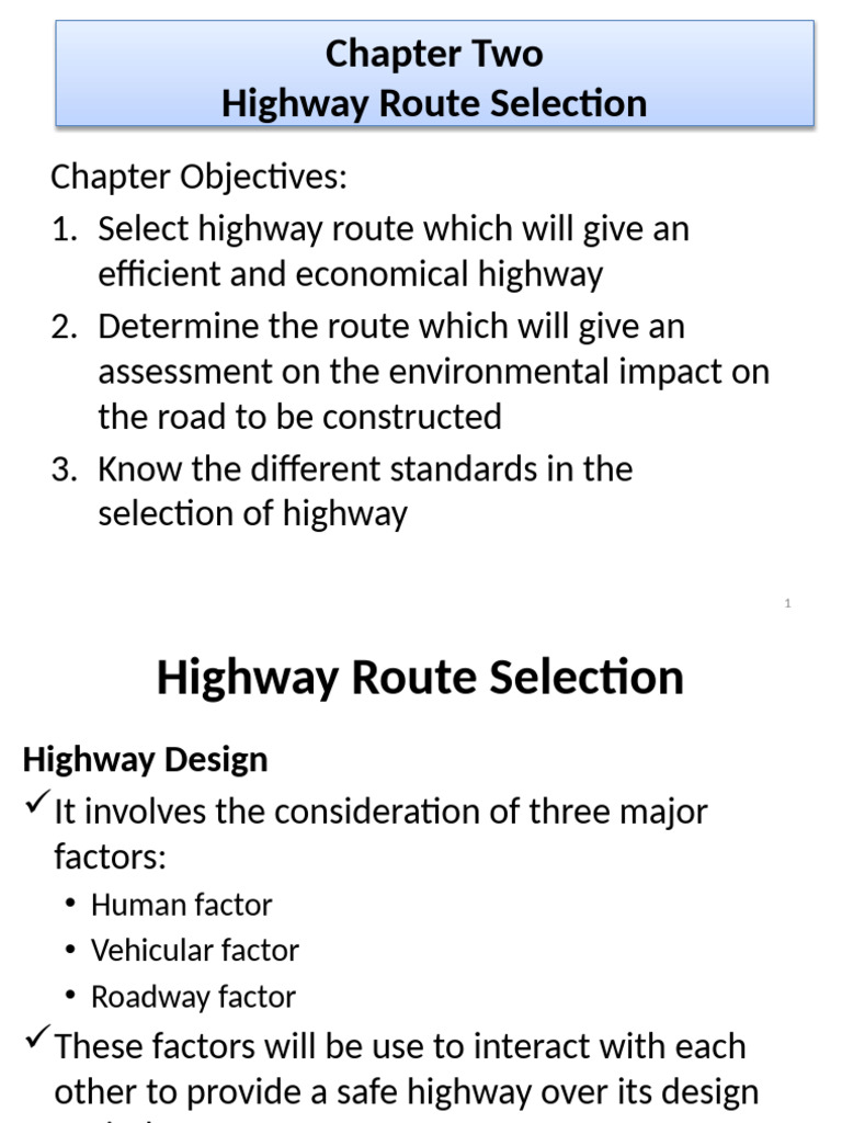 Geometric Design of Highway and Streets (Ch-2) - 1 | PDF | Topography ...