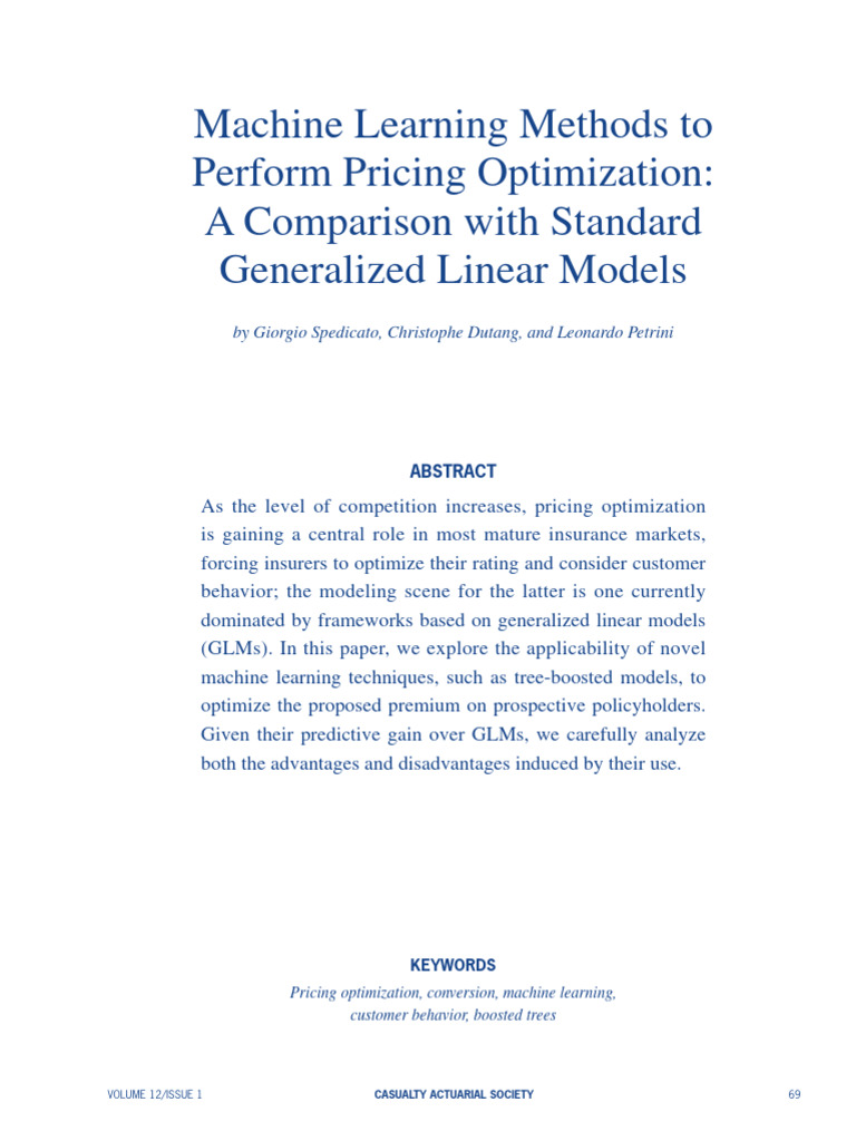 Machine Learning Methods Spedicato Dutang Petrini | PDF | Receiver Operating Characteristic ...
