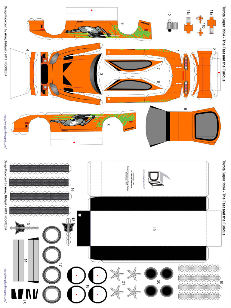 Supra Mk4 2fast and Furious (By Lavahi Crafts) (1.43) | PDF