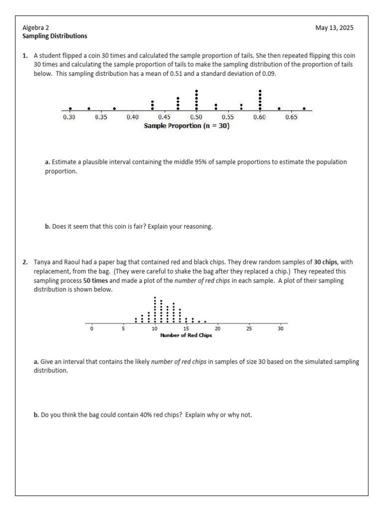 More With Sampling Distributions | PDF | Standard Deviation | Statistical Theory