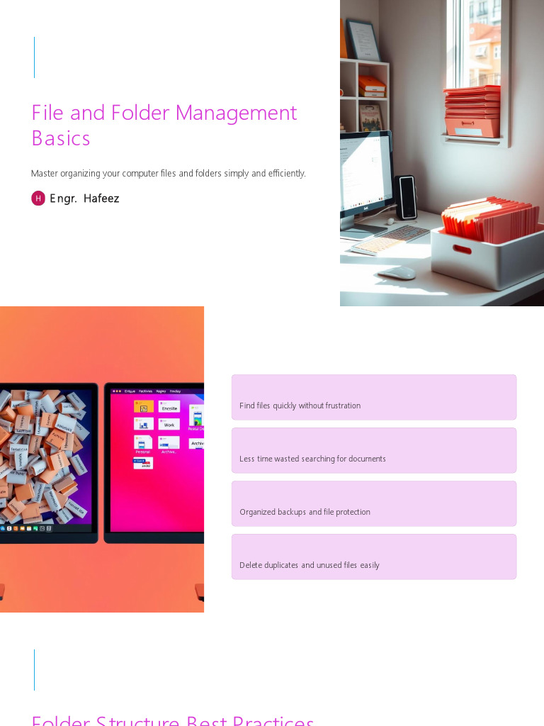 File and Folder Management Basics | PDF