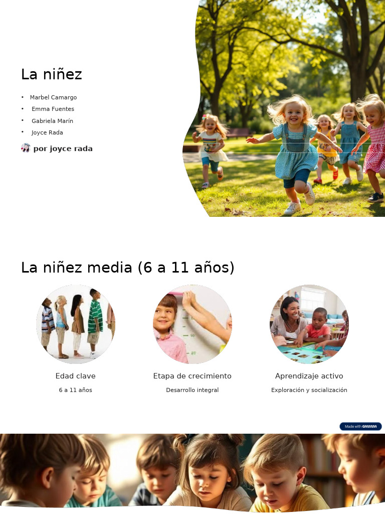 Desarrollo Integral en la Niñez Media | PDF