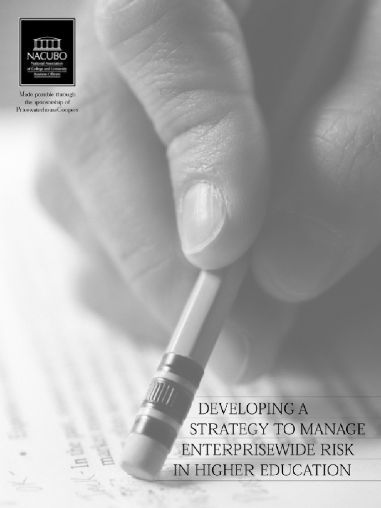Developing A Strategy To Manage Risk in ED | PDF | Risk | Internal Audit