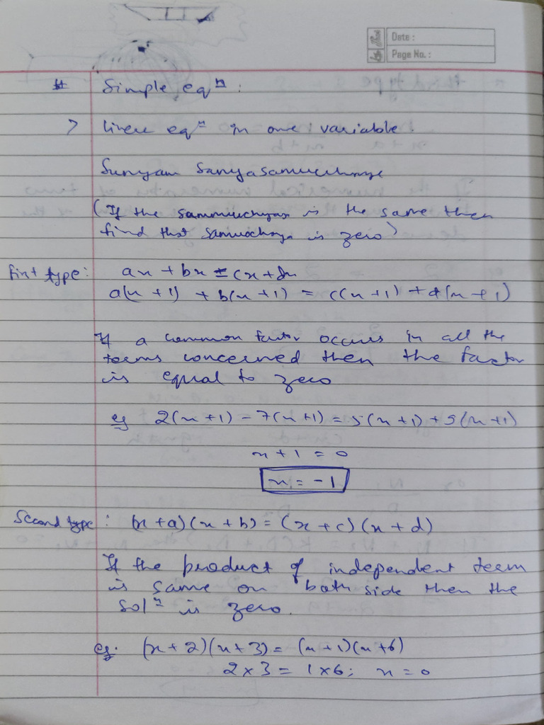 Vedic Math Notes | PDF