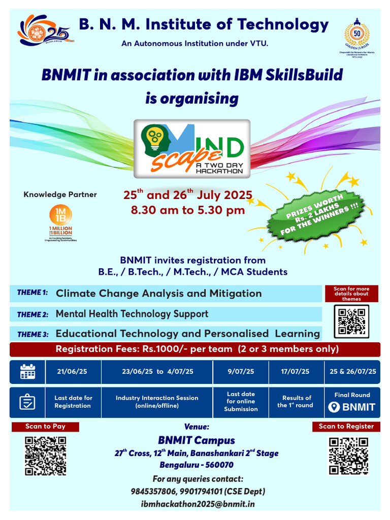 Ibm Hackathon 2025 Bnmit | PDF