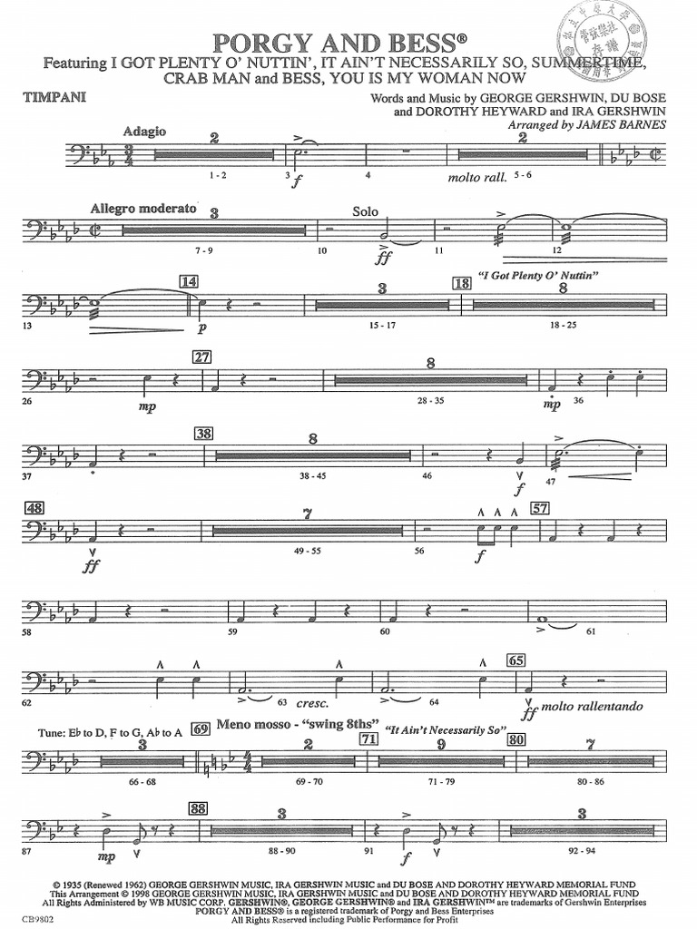 Porg and Bess - Perc | PDF