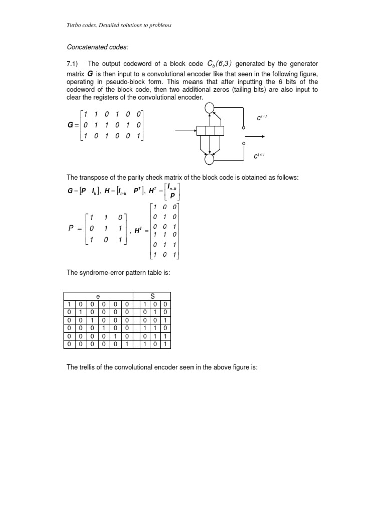 Detail Sol Prob Ch7 | PDF | Error Detection And Correction | Computer Data