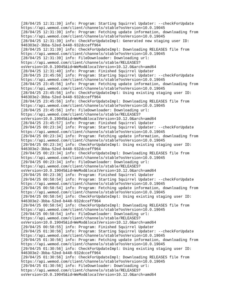 Squirrel CheckForUpdate | PDF | Software | System Software