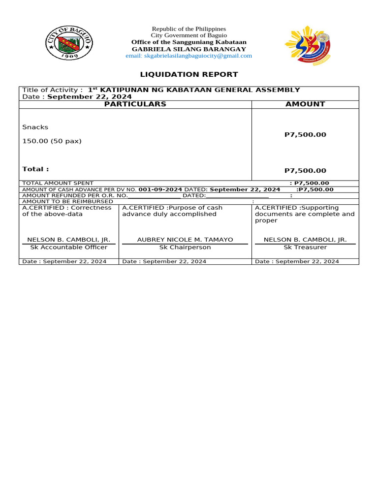 1ST KK Assembly Liquidation | PDF