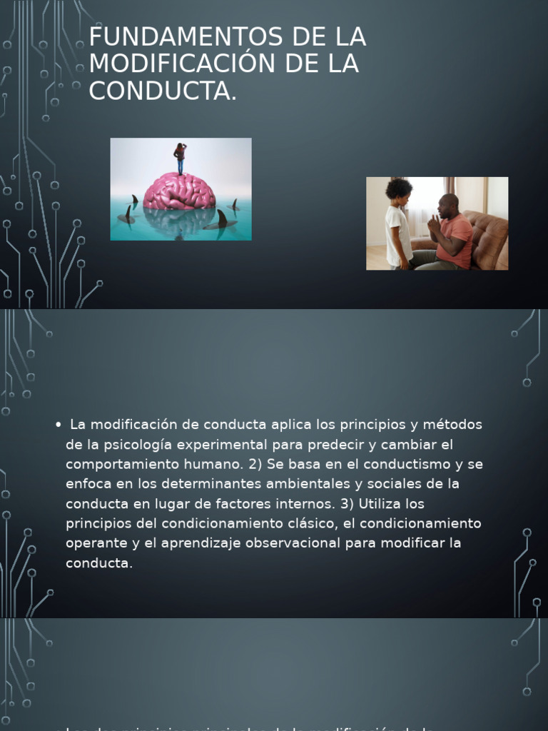 Fundamentos De La Modificación De La Conducta Pdf