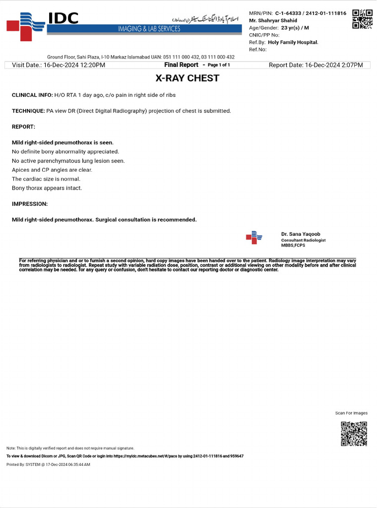 Patient Report PDF | PDF