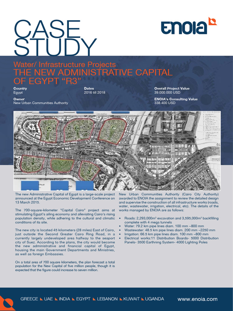 New Administrative Capital of Egypt R3 | PDF | Economies