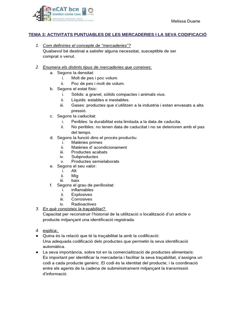 Yennyfer Melissa Duarte Barrios - Activitats Puntuables Tema 3 | PDF