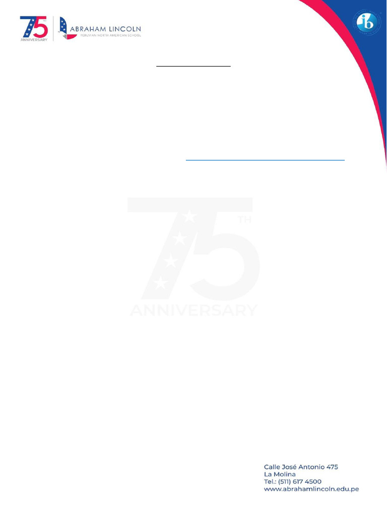 Circular IB DP 2025 010 Informacion Vi | PDF