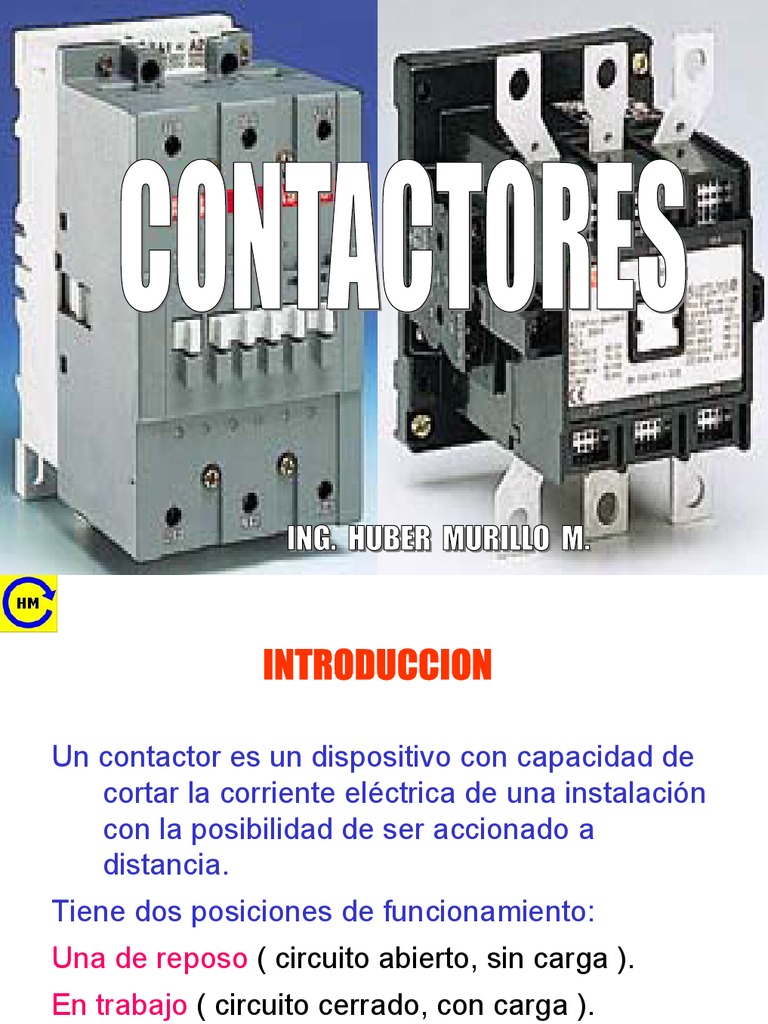 Partes y Funcionamiento del Contactor | PDF | Equipo eléctrico ...