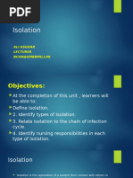 Reverse Isolation | PDF | Medical Specialties | Health Care