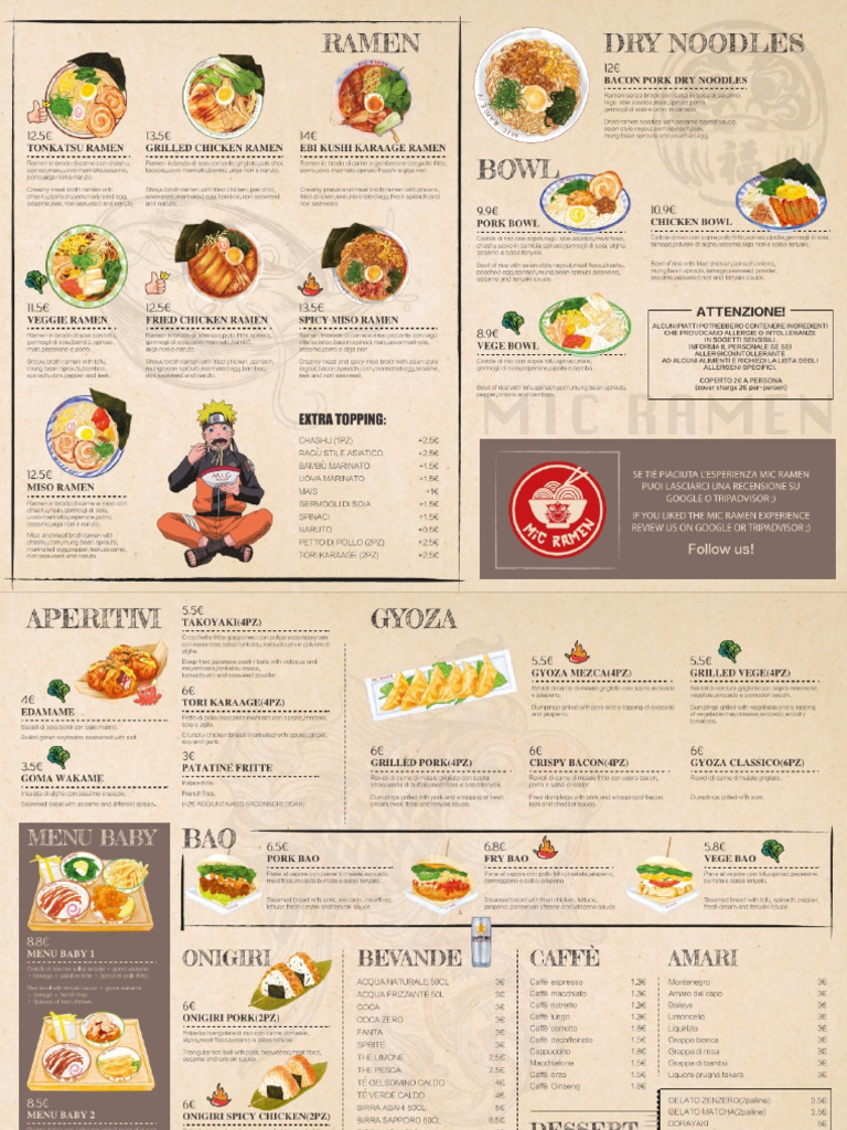 Menu-MIC-Ramen | PDF