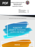Introducción al Programa Rogic y su Uso | PDF | Robótica | Robot