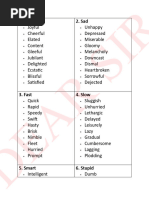 A To Z of Positive Words | PDF | Mind | Cognitive Science