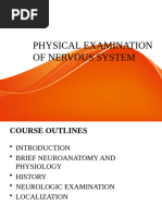 Case Taking Proforma - Central Nervous System | PDF | Anatomical Terms ...