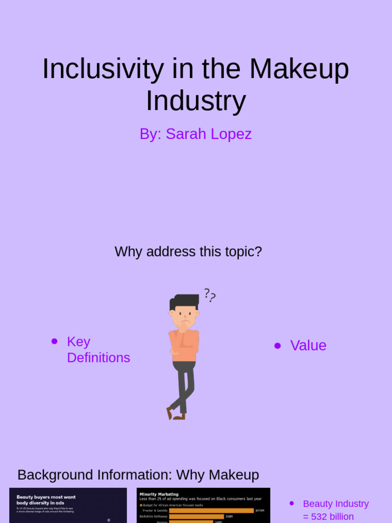 Inclusivity in The Makeup Industry | PDF | Advertising