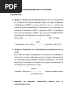 Valores Normales de Urea y Creatinina | PDF | Relaciones personales ...