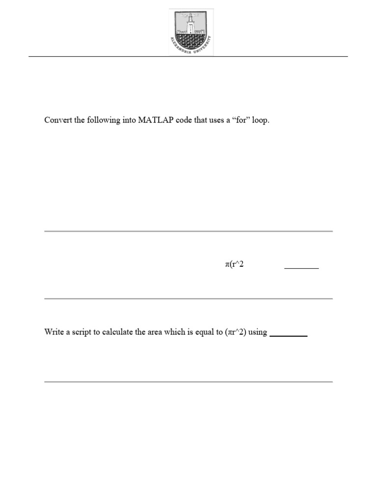 Sheet 5 Loops | PDF