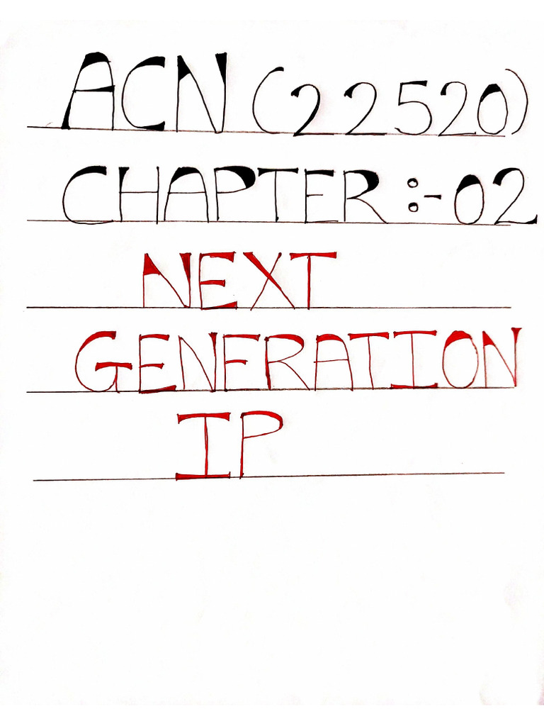 ACN - 02. Next Generation IP | PDF