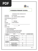 Grade 2 Life Skills Assessment Term 4 | PDF | Learning | The Arts