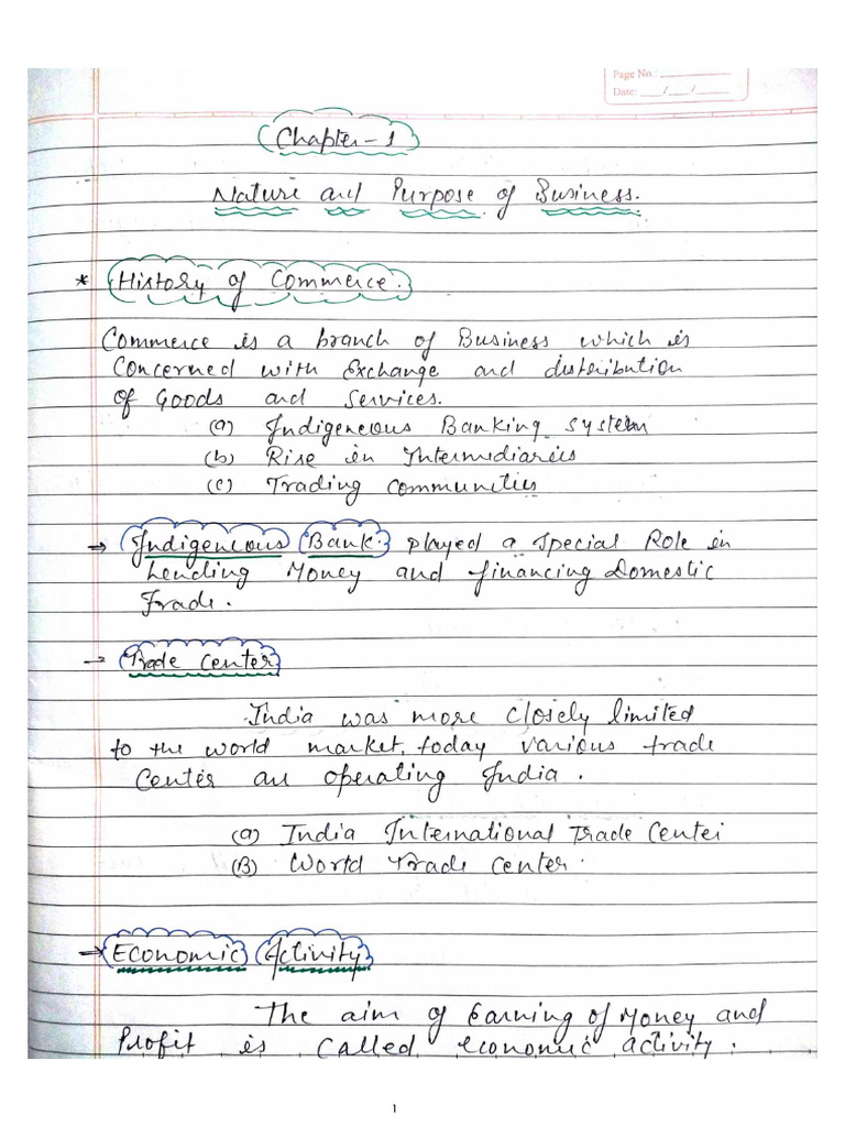 Class 11 BST Notes | PDF
