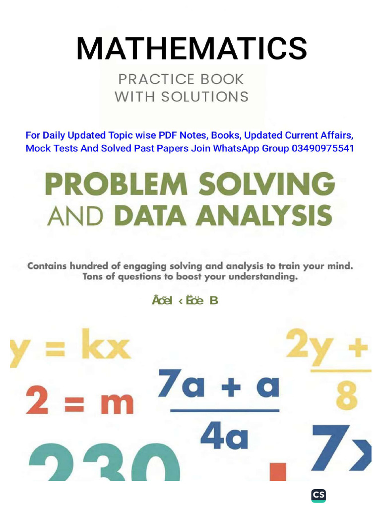 Basic Mathematics Questions With Solutions | PDF