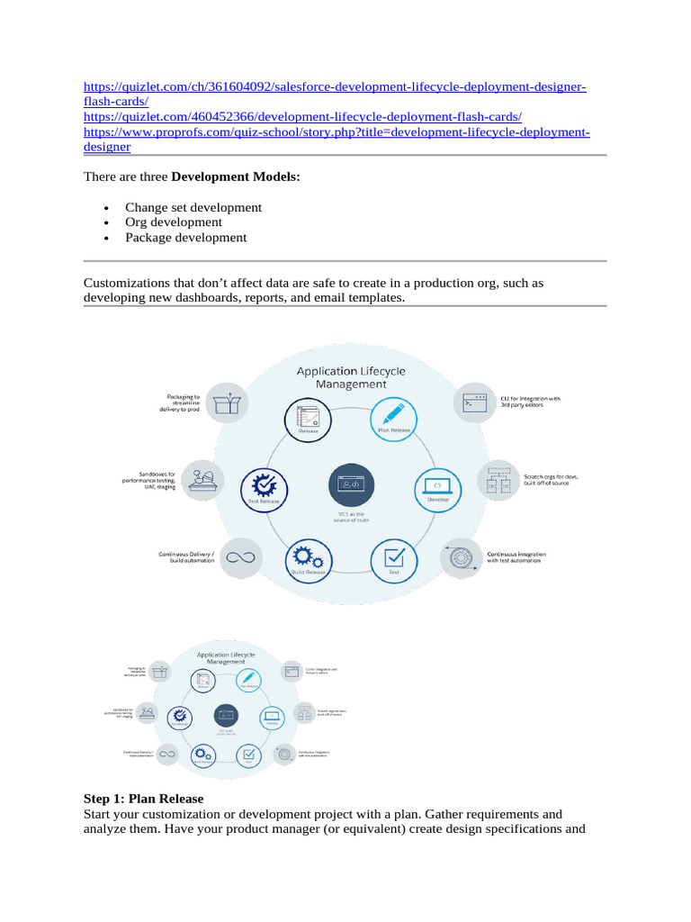 Development Lifecycle & Deployment Designer Prep | PDF | Governance | Zip (File Format)