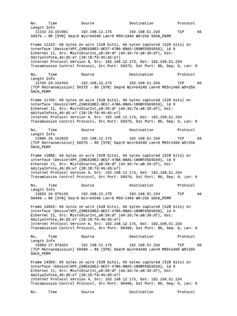 TCP (Experiment 2) | PDF