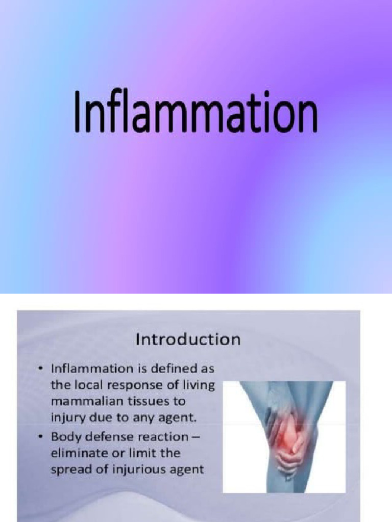 Inflammation 1 | PDF