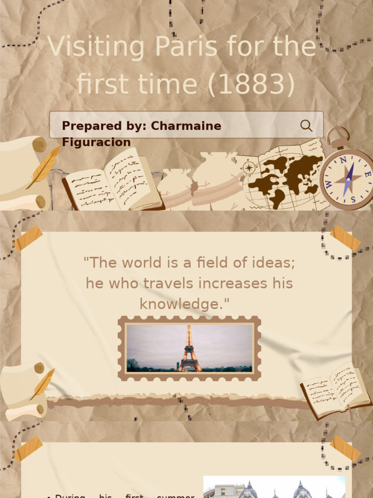 Visiting Paris For The First Time | PDF | Paris