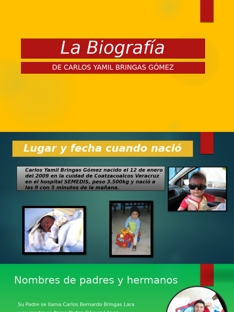 La Biografia de Carlos Yamil | PDF